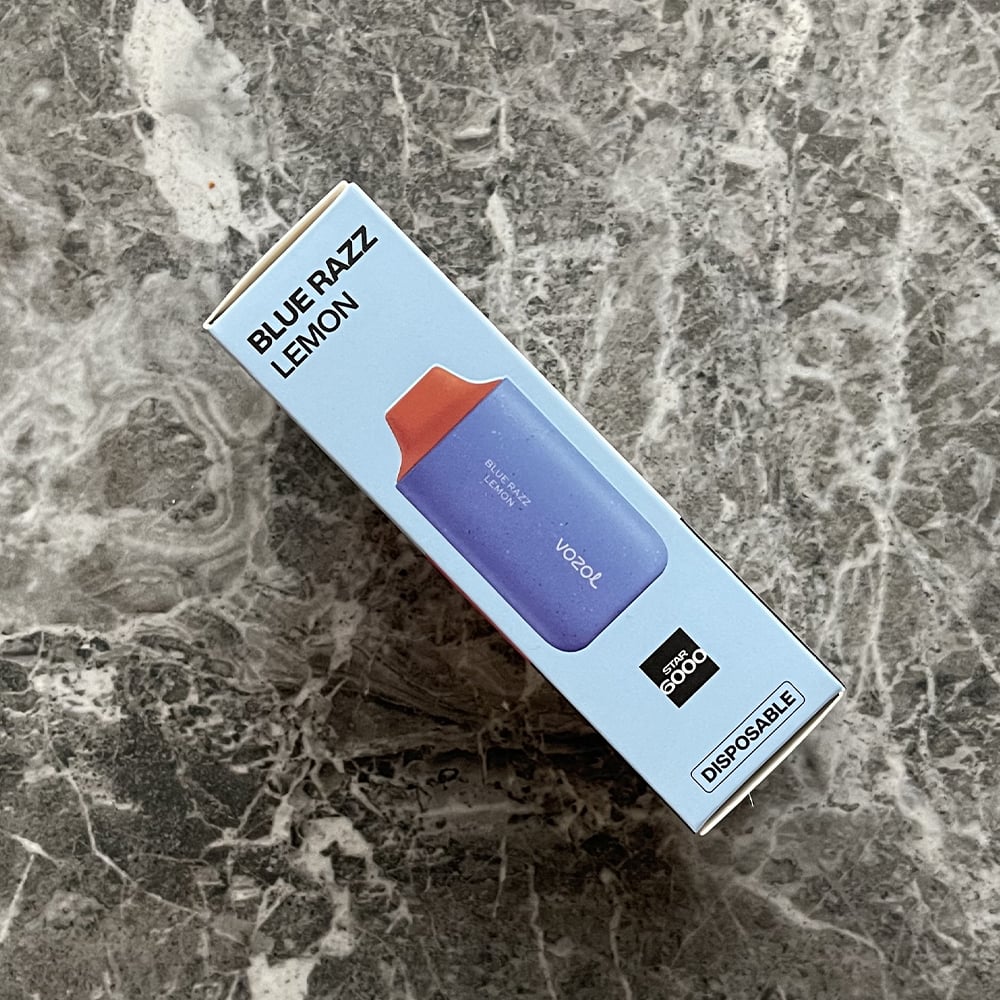 Vozol Star 6000 Blue Razz Lemon💨 ‣ Disposable ‣ Only £12👍