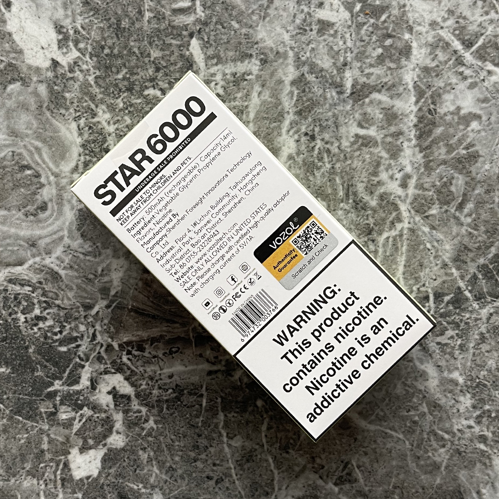 Vozol Star 6000 Forest Berry Storm💨 ‣ Only £12👍