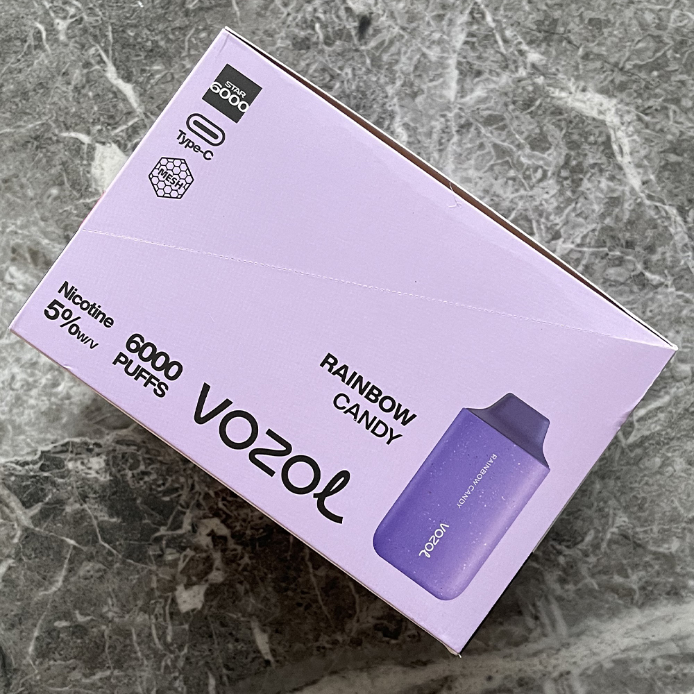 Vozol Star 6000 Rainbow Candy💨 - Disposable ‣ Only £12👍