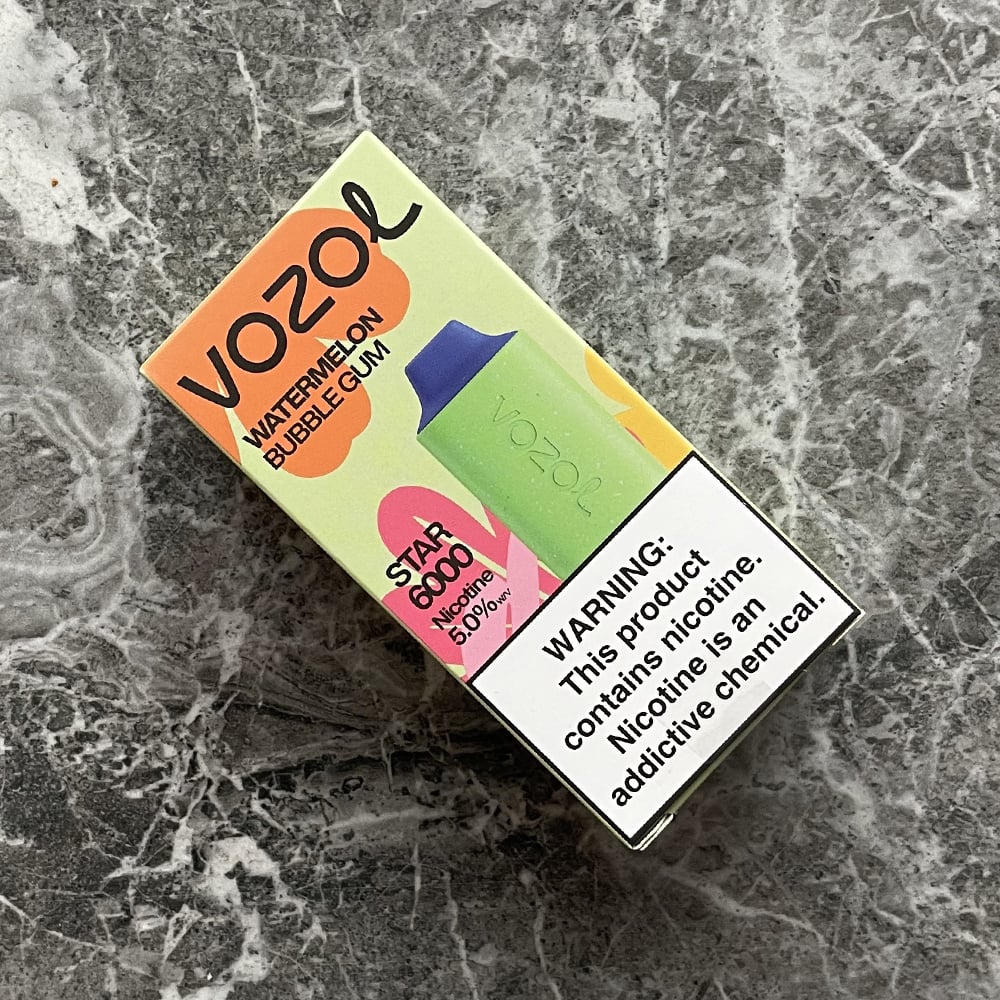 Vozol Star 6000 Watermelon Bubble Gum💨 ‣ Only £12👍