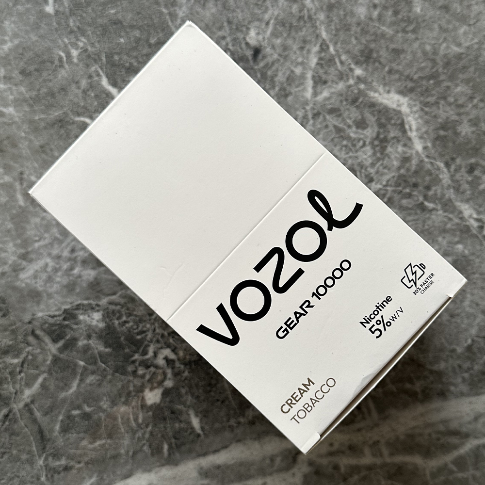 Vozol Gear 10000 Cream Tobacco💨‣ Only £16👍